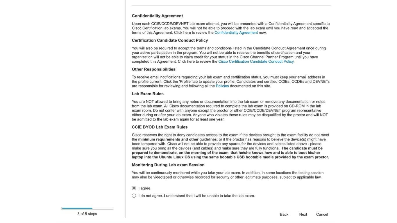 Cisco CCIE Lab Booking Process- Step by Step CCIE Booking